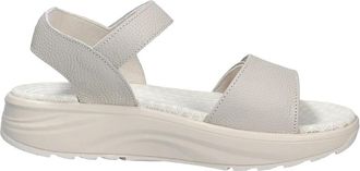 Joya Hellbeige Sandalen mit Breiter Sohle - - Shoes - Damen - Beige - 36 EU
