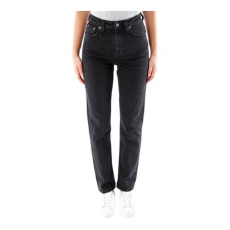 Nudie Jeans Gerades Jeans - - Jeans - Damen - Schwarzk - W29 L30
