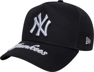 New Era Femme, Accessoires, Noir, Taille: ONE Size NY Yankees Visi&egrave;re Casquette MLB Style