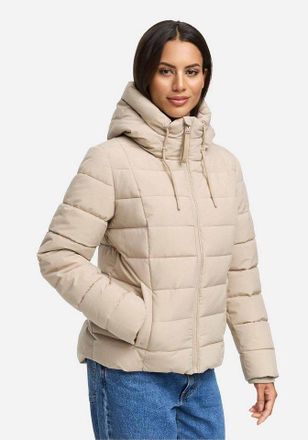 Marikoo Winterjacke Tayenaa mit schmaler Steppung und extra hohem Kragen