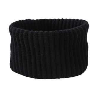 Generic Cache-cou dhiver Pull extensible Doux Silencieux tricot&eacute; 3D Protection contre le froid R&eacute;tention de chaleur Coupe l&eacute;g&egrave;re Couvre-cou confortable Bloque