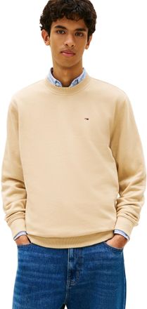 Tommy Jeans TJM Reg S Flag Crew Dm0dm20741 Herren-Sweatshirt, Beige (weiches Gold), XXL, Herren