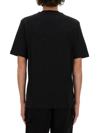 Moschino Logo-Printed Cotton T-Shirt - Black