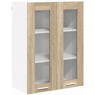 vidaXL vidaXL Armoire suspendue avec stockage Ch&ecirc;ne Sonoma 60 x 31 x 80 cm
