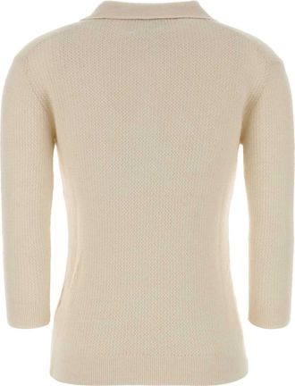 Isabel Marant Womens Ivory Alpaca Blend Nathalie Sweater Ecru Maglieria