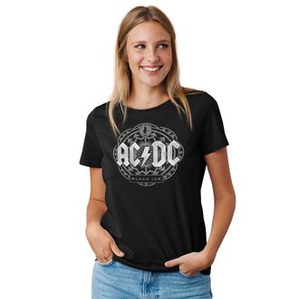 AC/DC Damen Woacdcrts059 T-Shirt, Schwarz, Large