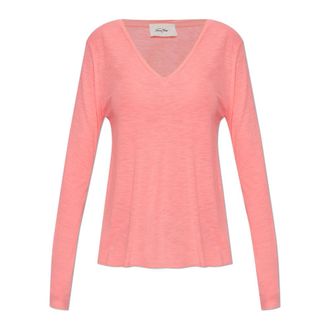 American Vintage Femme, Tops, Rose, Taille: 42 FR Jacksonville Long Sleeve Top