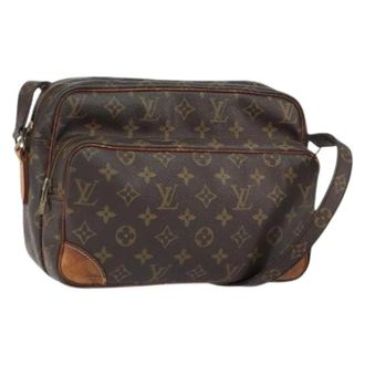 Louis Vuitton Sac bandouli&egrave;re vintage en toile Pre-owned - Femme - Pre-owned - Brun - Taille: ONE Size