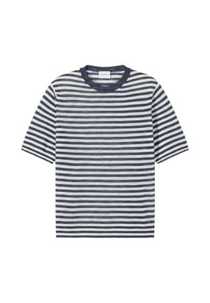 Closed Herren T-Shirt aus Leinenmix