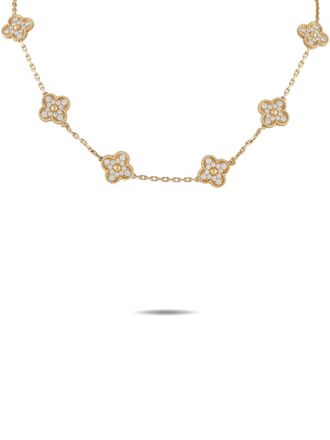 Van Cleef & Arpels Alhambra diamond necklace - Or