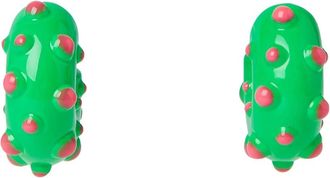 Safsafu Femme, Accessoires, Vert, Taille: ONE Size Neon Rave Earrings