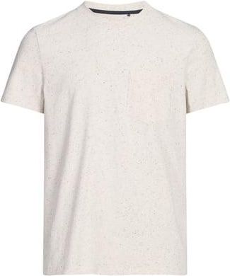 Faguo T-shirt &agrave; col rond en coton m&eacute;lang&eacute;