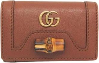Gucci Pre-owned Diana 658636 Keycase - Femme - Pre-owned - Brun - Taille: ONE Size