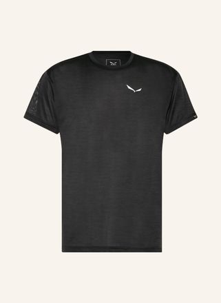 Salewa T-Shirt Puez Melange Dryton schwarz