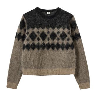 The Garment Roma Argyle Strick - - Knitwear - Damen - Grau - XS