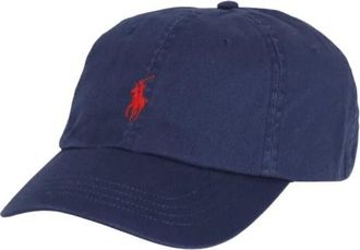 Ralph Lauren Homme, Accessoires, Bleu, Taille: ONE Size Casquette de baseball en coton avec poney