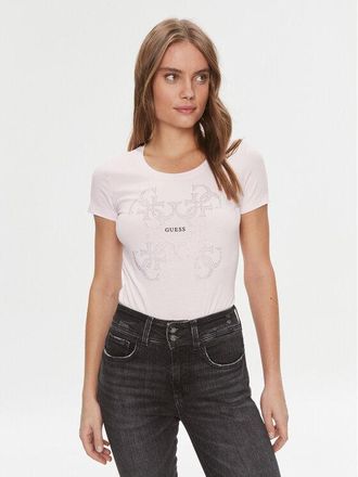 Guess T-Shirt W4RI35 J1314 Rosa Slim Fit
