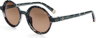 Etnia Barcelona Sagrera Sph&auml;rische Sonnenbrille mit rosa Gl&auml;sern - - Accessories - unisex - Schwarzk - ONE SIZE