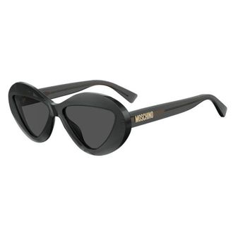 Moschino Stylische Sonnenbrille Mos076/S Kb7/Ir - - Accessories - Damen - Grau - 55 MM
