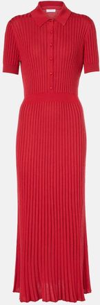 Gabriela Hearst Polokleid Amor aus Seide und Kaschmir