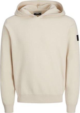 Jack & Jones Jcoaero Knit Hood Sn Pull en Tricot, Beige Clair, XL Homme