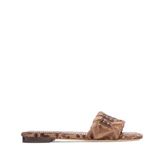 Fendi Slide Tess FF - - Shoes - Damen - Braun - 36 EU
