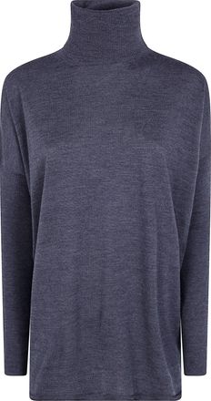Gentryportofino Sweater Wool-Silk D603wa G0018 Antharice