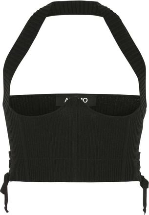 ADĀMO Andrea Adamo Femme, Tops, Noir, Taille: 36 FR Stretch Viscose Blend Bodice