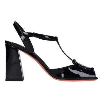 Santoni Femme, Chaussures, Noir, Taille: 41 EU Sandales Noires