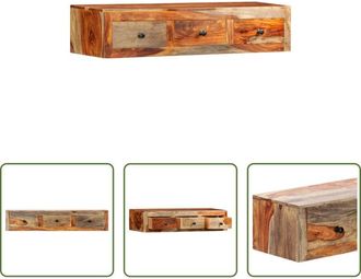 vidaXL vidaXL Wandkonsolentisch - Wand-Konsolentisch 100x25x20 cm Massivholz Akazie