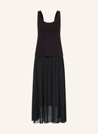 Yerse Yerse Kleid Twin Im Materialmix schwarz