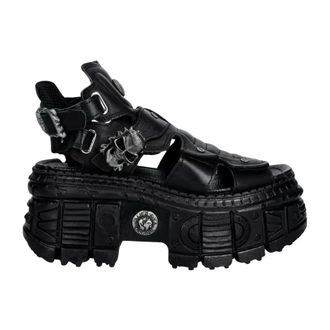 New Rock Bios Tank Plateau-Sandal - - Shoes - Damen - Schwarzk - 38 EU