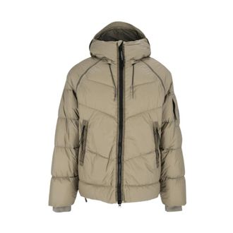 C.P. Company C.p. Company - Doudoune Courte en Polyamide - Homme - Vestes - Beige - Taille: L