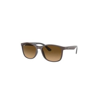 Ray-Ban unisex, Accessoires, Brun, Taille: 56 MM Lunettes de soleil rectangulaires