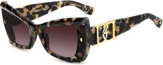 Dsquared2 Femme, Accessoires, Brun, Taille: 63 MM Lunettes de soleil