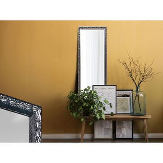 Mirrors and More Mirrors And More - Barock Wandspiegel tanja 50x150 Ganzk&ouml;rperspiegel mit Holzrahmen Silber