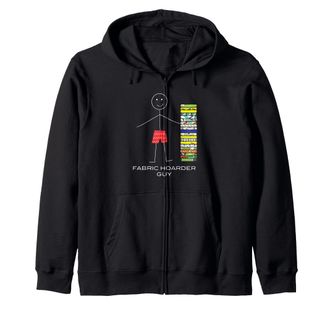 Whyitsme Design Lustiges Herren-N&auml;hen, Jungen lieben Stoff. Kapuzenjacke