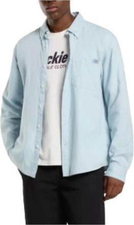 Dickies Homme, Chemises, Bleu, Taille: XS Gallatin Long Sleeve Shirt