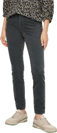 s.Oliver Damen Hose lang, Slim Fit Green 36