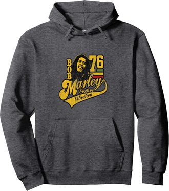Bob Marley Positive Vibrations Fu&szlig;ball Pullover Hoodie