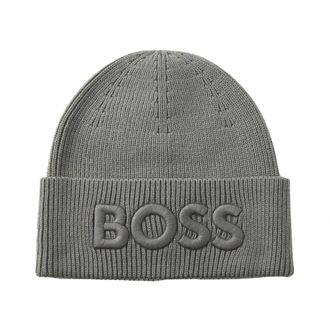 HUGO BOSS Afox R Beanie - - Accessories - Herren - Grau - ONE SIZE
