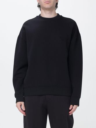 Emporio Armani Sweat-shirt &agrave; col rond en coton &agrave; imprim&eacute; fantaisie