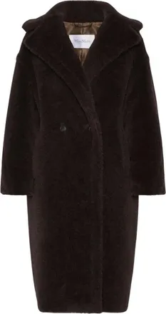 Max Mara unisex, Manteaux, Brun, Taille: 36 FR Double-Breasted Manteaux