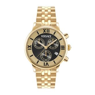 Versace Classic Chronograph Vekfa0725 - - Accessories - Damen - Gelb - ONE SIZE