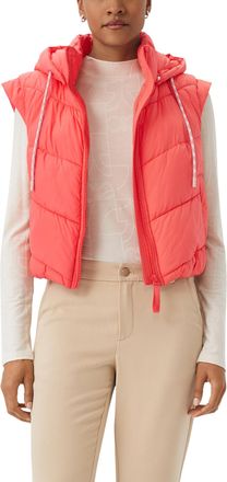 Comma Weste mit abnehmbarer Kapuze