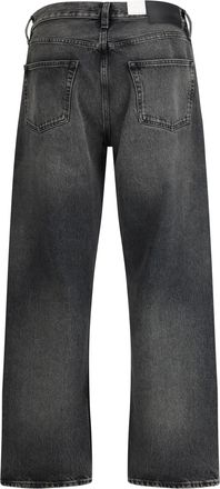 Sunflower Mens Loose Fit Jeans Faded Black Cotton
