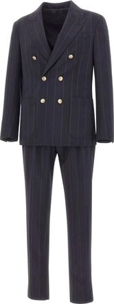 Eleventy Homme, Costumes, Bleu, Taille: L Costume crois&eacute;
