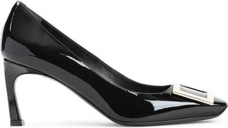 Roger Vivier Hohe Schuhe - Black Calf Leather Pumps - Gr. 39 (EU) - in Schwarz - f&uuml;r Damen