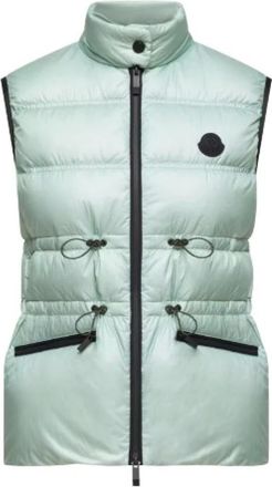 Moncler Femme, Vestes, Bleu, Taille: 38 FR Pin Down Gilet