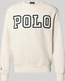 Polo Ralph Lauren Sweatshirt mit Label-Stitching und Rundhalsausschnitt